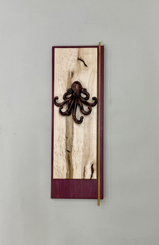 Whimsical Octopus Hanger with Inlay | Knotart By Park
