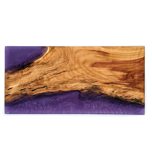 Live Edge & Epoxy River Serving Board | Waterford Woodworks