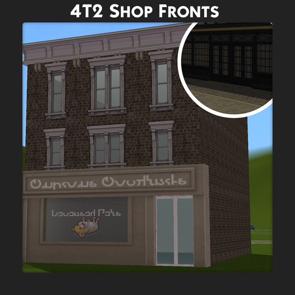 ShopFrontstakenfromTS4shellbuildings | Lordcrumps