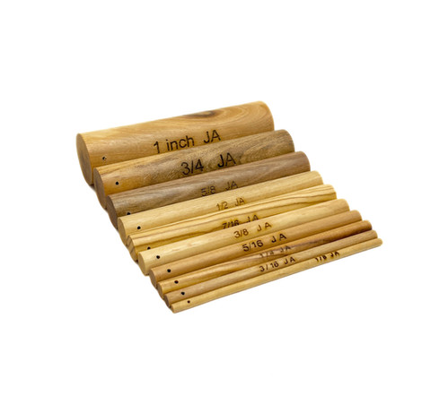HARDWOOD DOWEL SET - 10 PIECES | Jewelry Arts Inc Tools