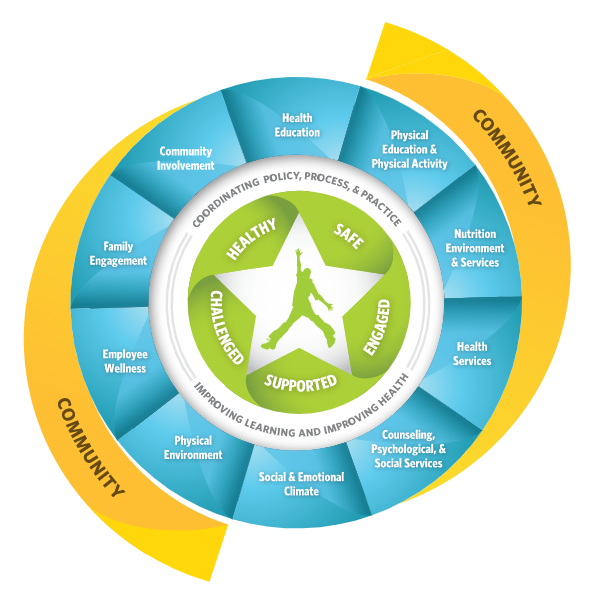 What is the Whole School, Whole Community, Whole Child model (WSCC)?