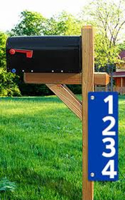 Blue Address Signs | Mysite
