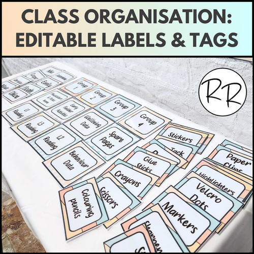 Classroom Labels | Soft Neutral Theme | Classroom Organisation | Relief ...