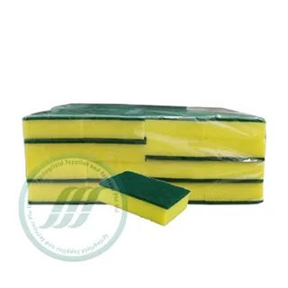 Sponge w/Scouring Pad 12's | Springfield Supplies