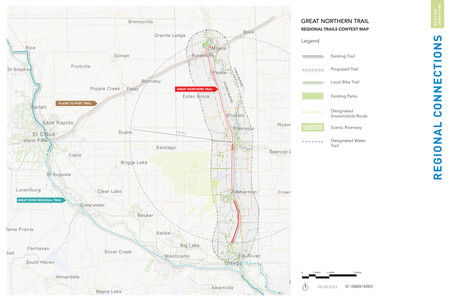 Great Northern Trail Regional Master Plan | Damon Farber