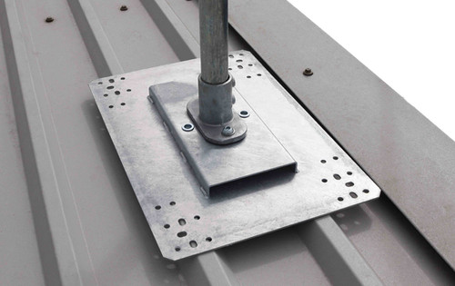 Galvanised TopFix Base Plate | Roof Edge Plate | Kite Group Ltd | UK