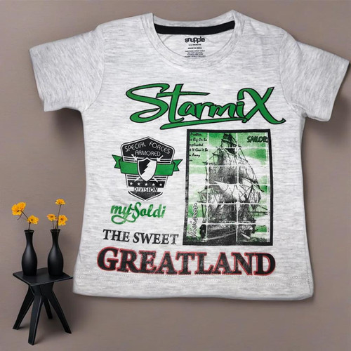 Snupple 100% cotton half Tshirt for 3 to 6 month with Special force ...