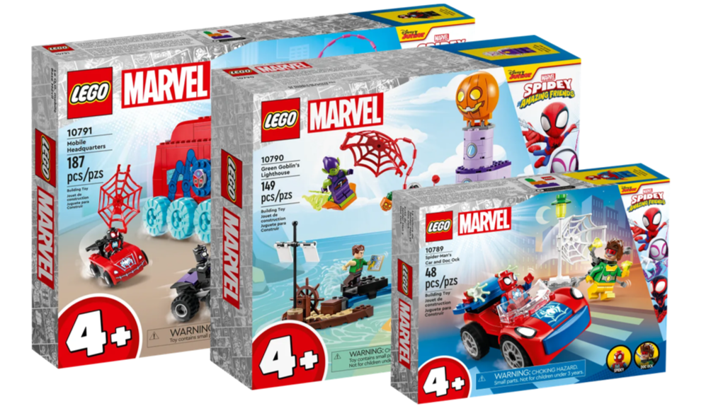 3 LEGO Marvel Spidey And His Amazing Freinds Sets Officially Revealed ...