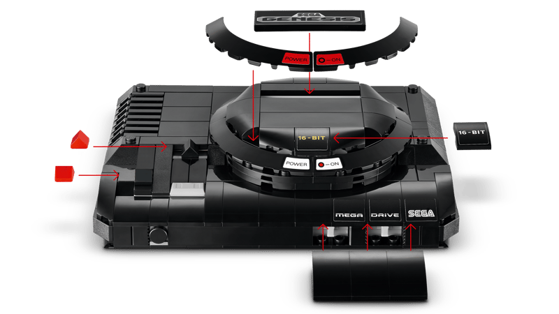 LEGO 40926 SEGA Genesis Console Officially Revealed | Bricks Up