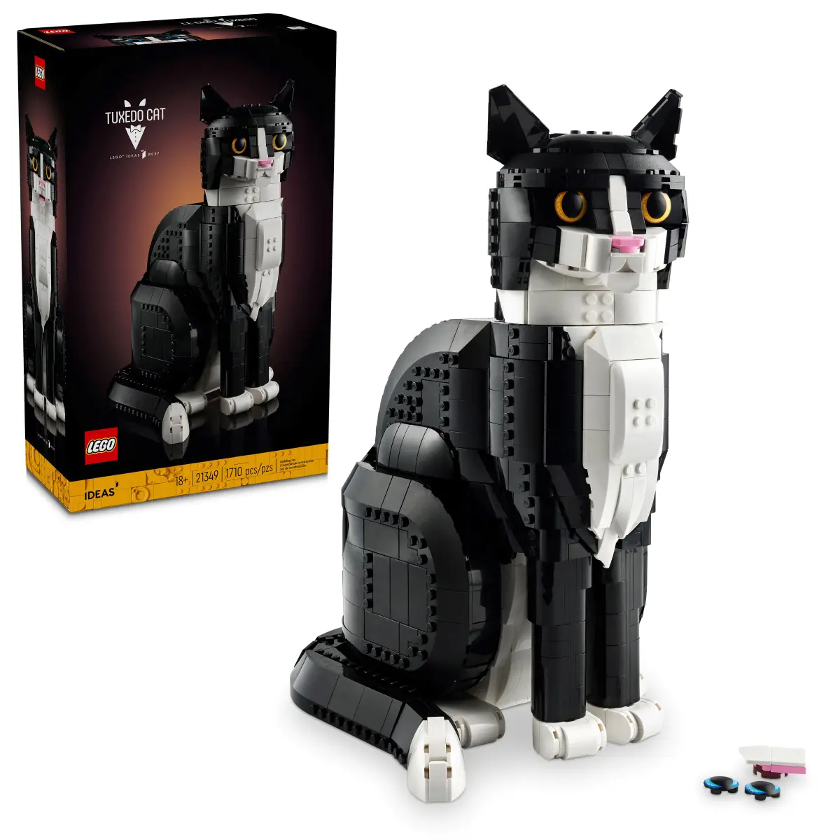Lego Ideas 21349 Tuxedo Cat Officially Revealed June 2024