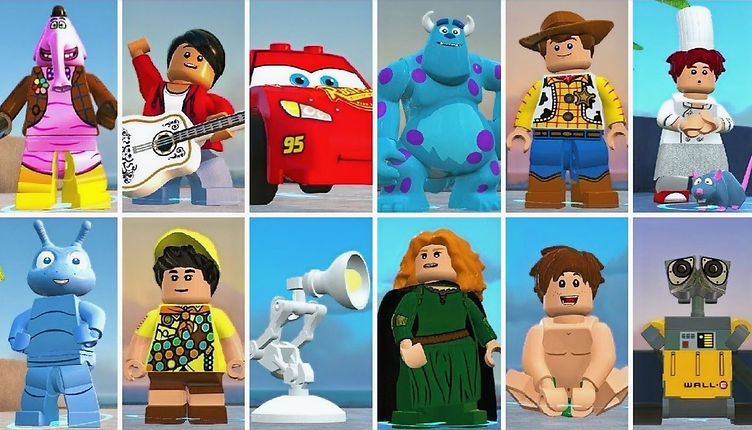 pixar lego
