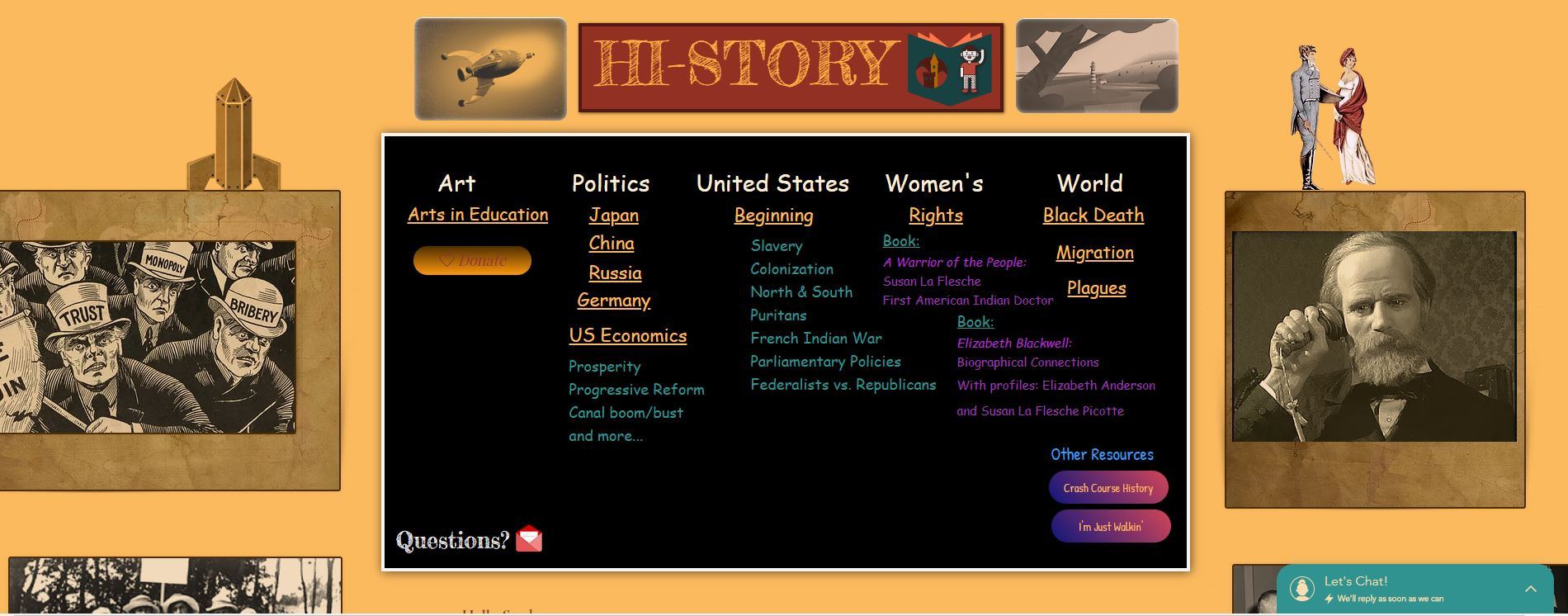 History | Excuse Me Professor | United States