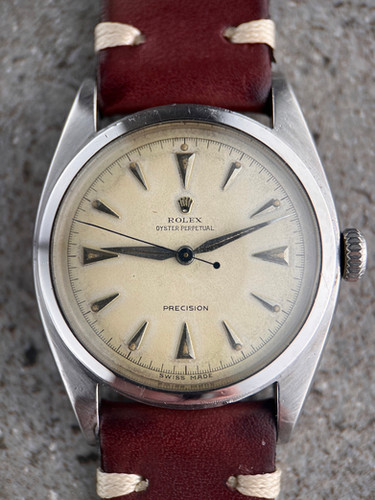 Rolex Big Bubbleback aka Ovettone Vintage Watch Ref 6098 | Gp Watches ...
