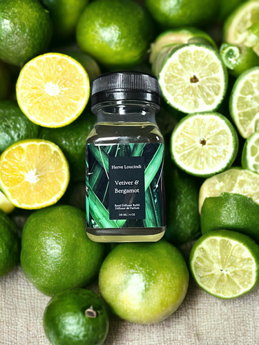 Vetiver & Bergamot Reed Diffuser Refill | Herve Loucindi