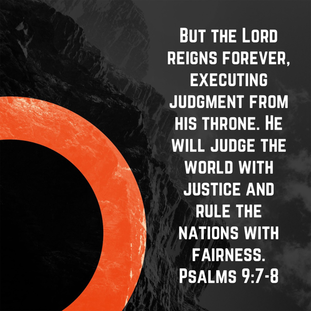 November 22, 2022 - Psalms 9:7-8