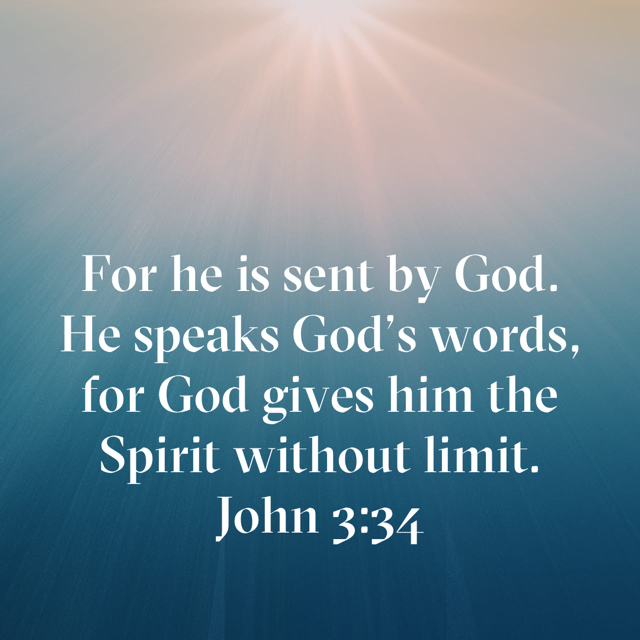 September 29, 2024 - John‬ ‭3‬:‭34