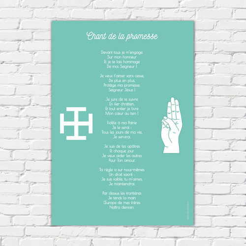 Toile Scoute - Chant de Promesse - Scout de France Scouts d'Europe ...