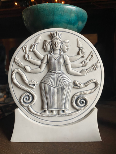 Hekate ~Queen of Witches. Wall Plaque of Hecate | INVOKE