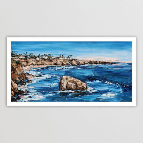 Sunset Cliffs Beach PRINT | kristaschumacherart