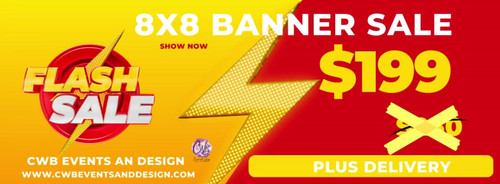 CUSTOM 8X8 BANNER | Cwbead