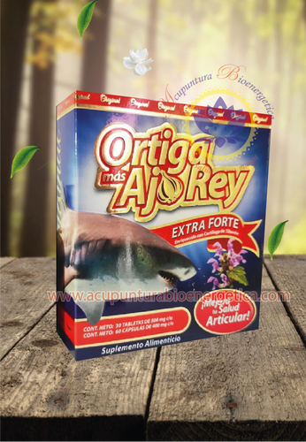 Ortiga mas Ajo Rey Extra Forte 90 Caps (Azul) | Mis sitios