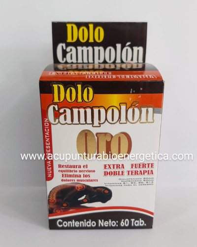 TABLETAS DOLO CAMPOLON ORO 60 TAB. | Mis sitios