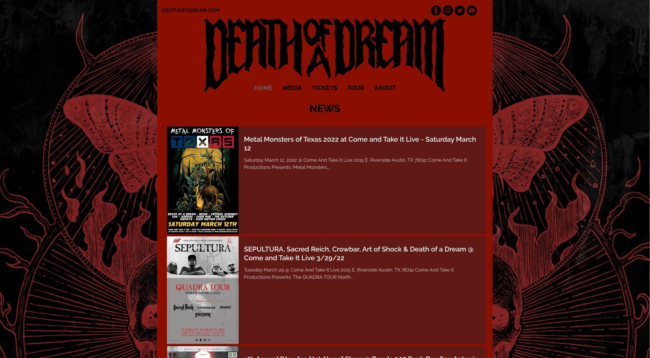 DEATH OF A DREAM