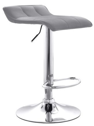 Taburete Giratorio "CLASSIC SOFT" Gris | decostoreuio