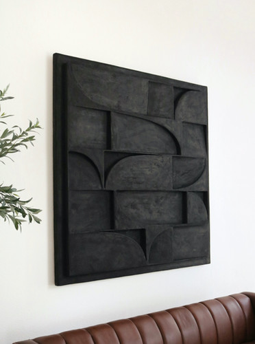 ALEXIS | Blank Space Studios | Textured Plaster Wall Art