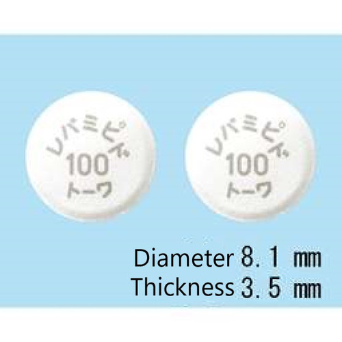 Rebamipide tablets 100mg 「TOWA」（Bulk packaging）500Tablets To Gastritis ...