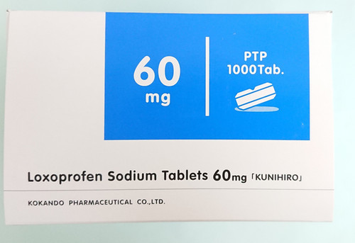【1000Tablets】Loxoprofen Sodium Tablets 60mg "KUNIHIRO"×1000Tablets From ...