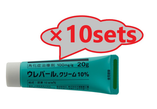 【10sets】Urepearl Cream 10% 25g[×10] To Keratosis From Japan Urea Cream ...