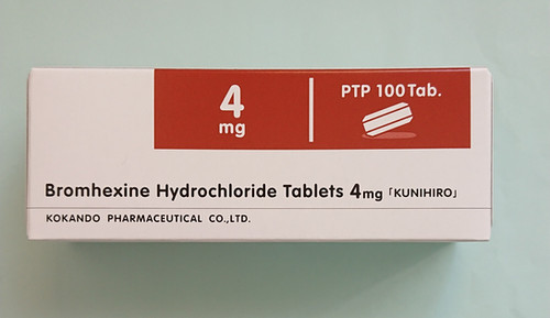 Bromhexine Hydrochloride Tablets 4mg 100 tablets "KUNIHIRO" | D ...