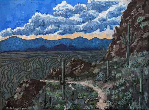 Picacho Peak Print | Brita Latona Art