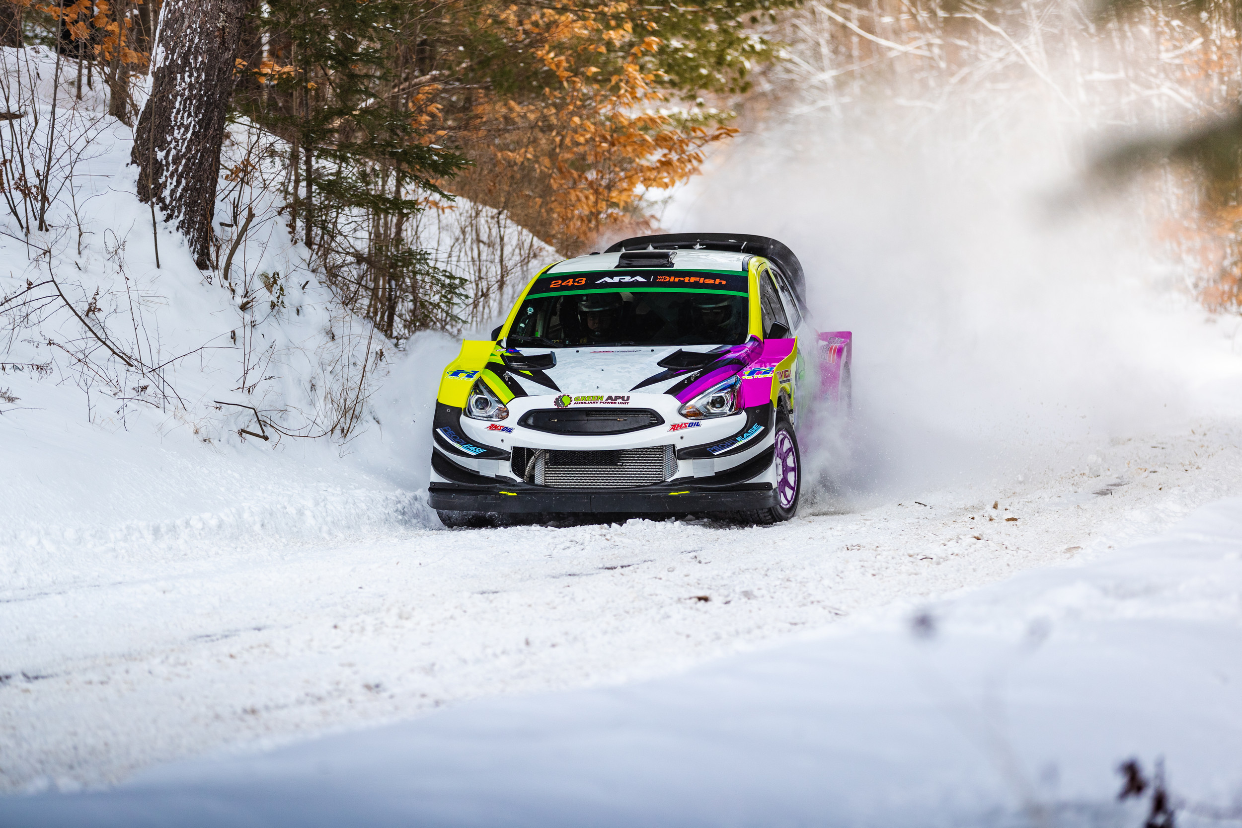 Sno*Drift Set to Open 2023 ARA Green APU National Rally Championship