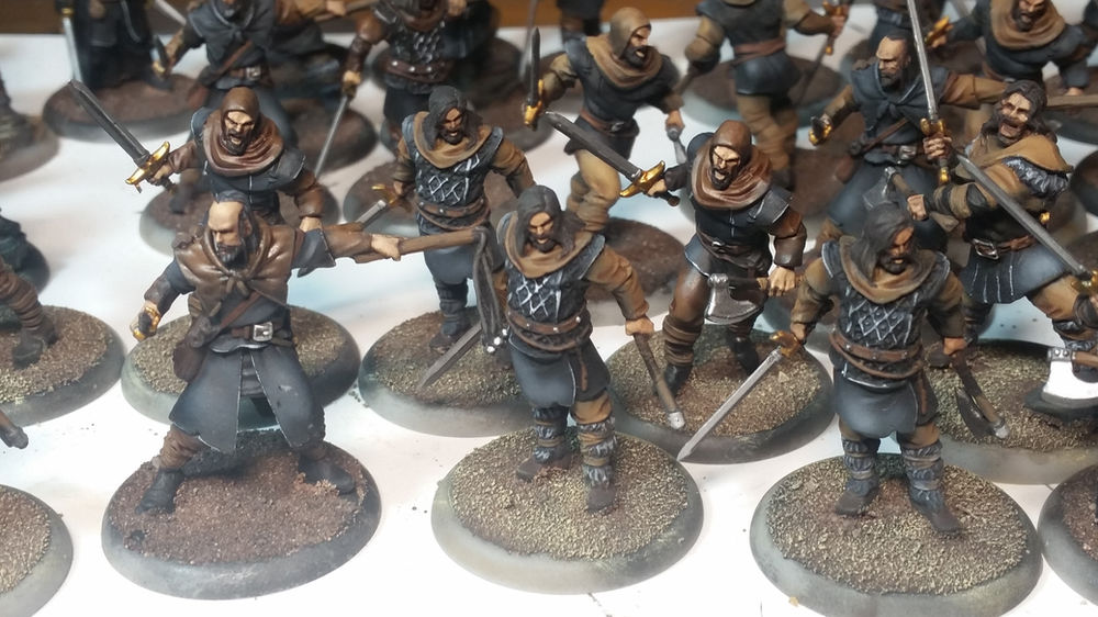 Nights Watch conscripts - step by step