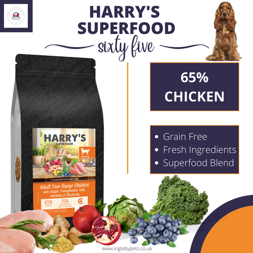 Harry's Superfood 65 Dog Food British Free Range Chicken | Ingleby Pet ...