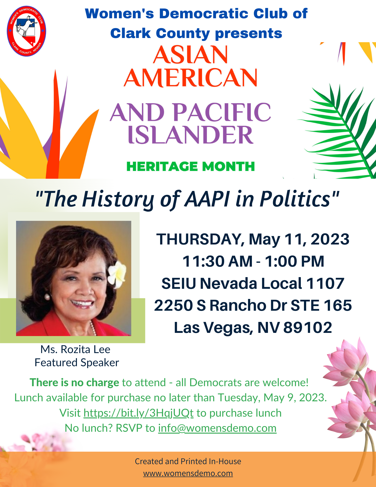 May Meeting: A History of AAPI in Politics | WomensDemo