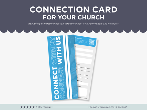 Connection Card | Church Template Co