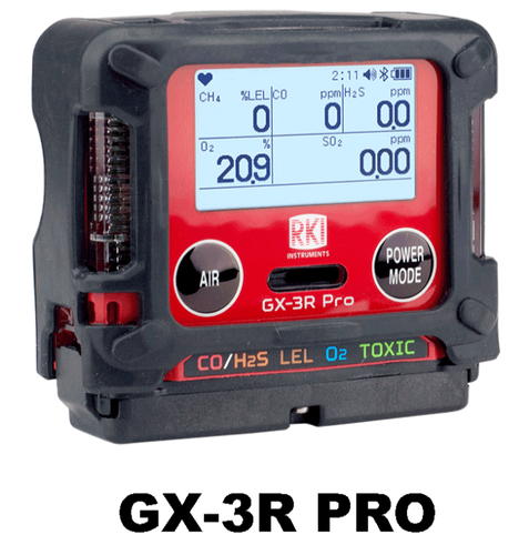 RKI Model GX-3R Pro (1-5) Gas Personal Monitor | Gas Detector Sales