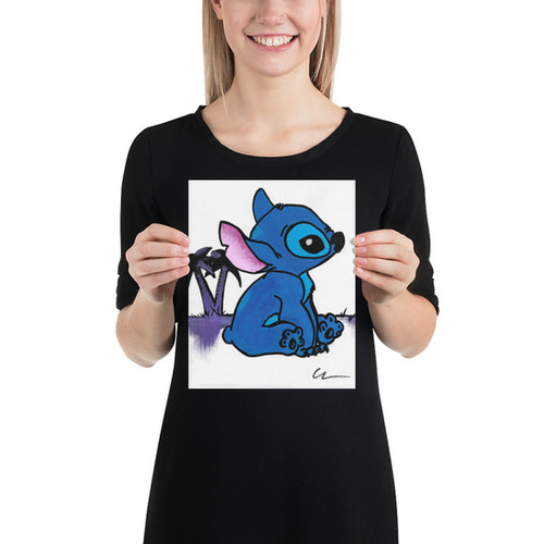 Stitch Fan Art Poster | Grim Ginger