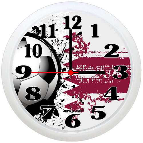 Qatar Football Wall Clock | 4mywall