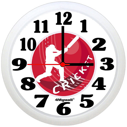Cricket Ball Wall Clock | 4mywall.co.uk