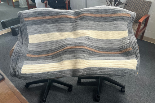 PCD SIMPLE STRIPED CROCHET BLANKET | Philly Crochet Divas