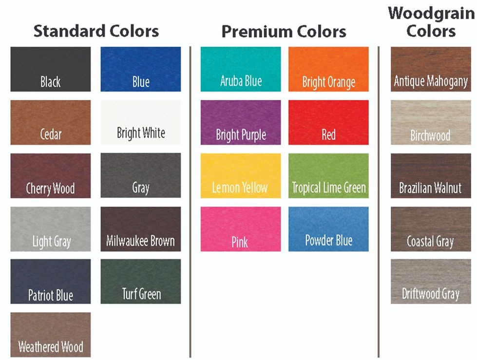 Gliders | Keystone Poly Furniture