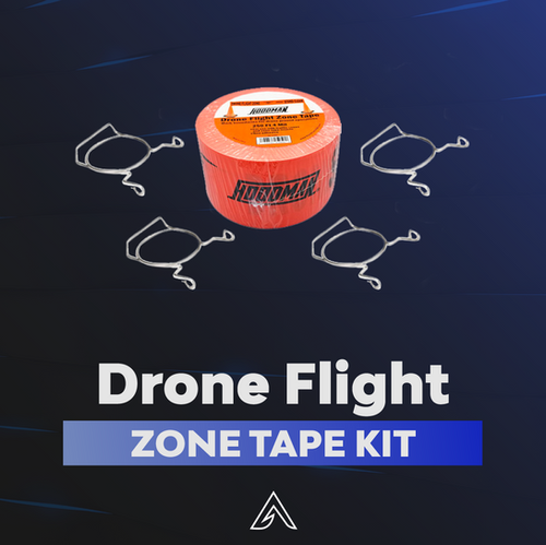Hoodman Drone Flight Zone Boundary Caution Tape Kit | Acosta Tech