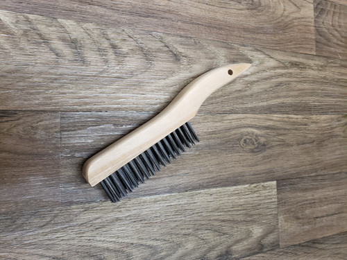 LCB 1164 - Shoe Handle Wire Brush (Steel) | KrivJanSupply