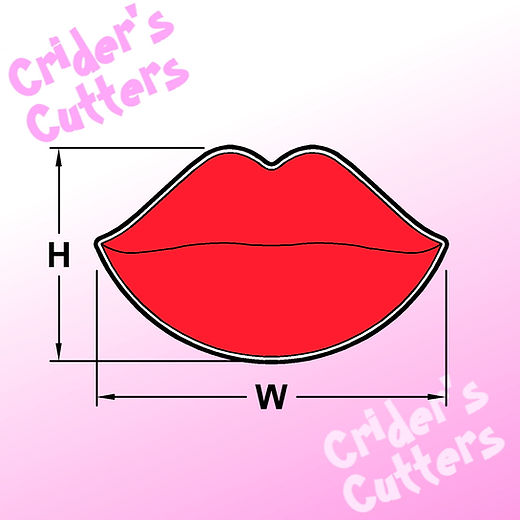 lips cut out template