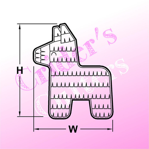 3D STL File Download - Pinata Donkey - Cookie Cutter Outline | criders ...