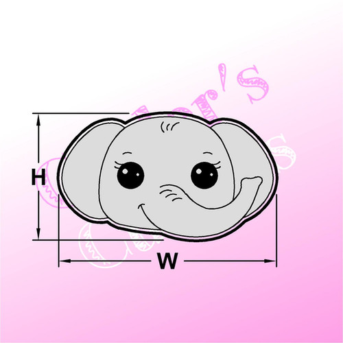 3D STL File Download - Elephant - Cookie Cutter Outline | criders-creations